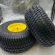 Set of 2 - 15x6.00-6 Lawn Mower Tire and Rim - Fits on 3/4 Inch Axle ...
